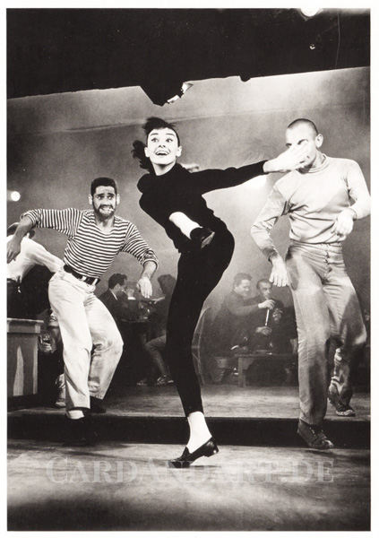 Audrey Hepburn Dancing | CardAndArt