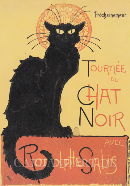 Tournée du Chat Noir - Postkarte | CardAndArt