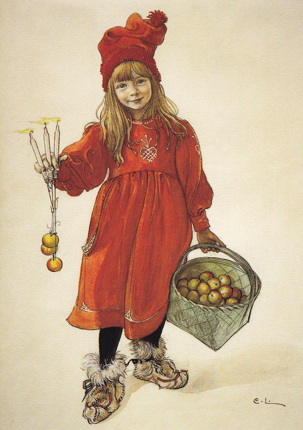 Larsson Carl: Brita - Postkarte | CardAndArt